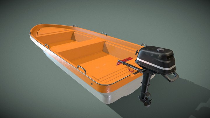 Speedboat 3D models - Sketchfab