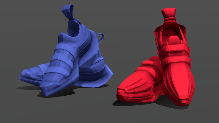 Running-shoe 3D models - Sketchfab