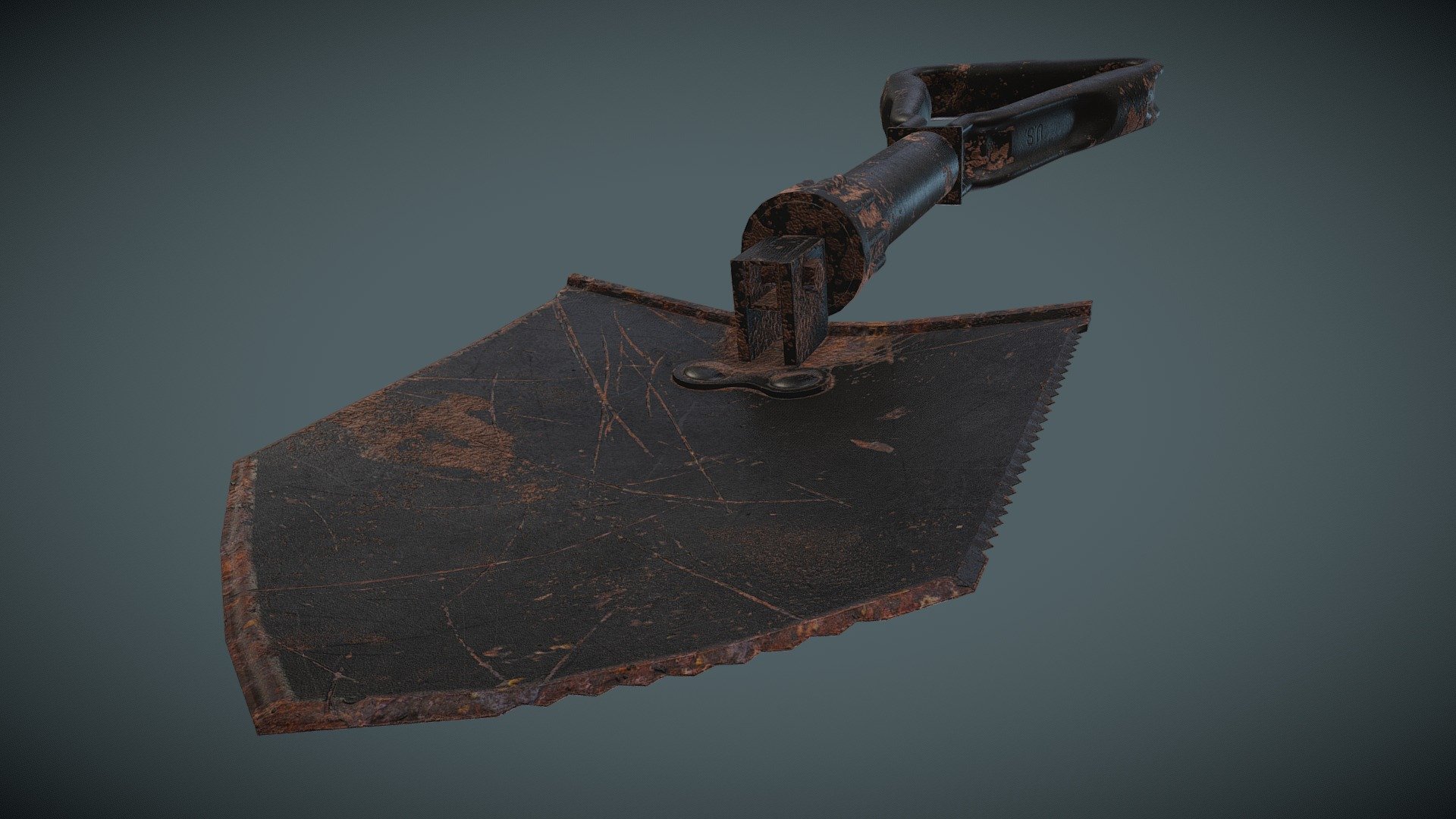 Entrenching Tool - 3D model by Isaac Morales (@IsaacM30) [93a8dba ...