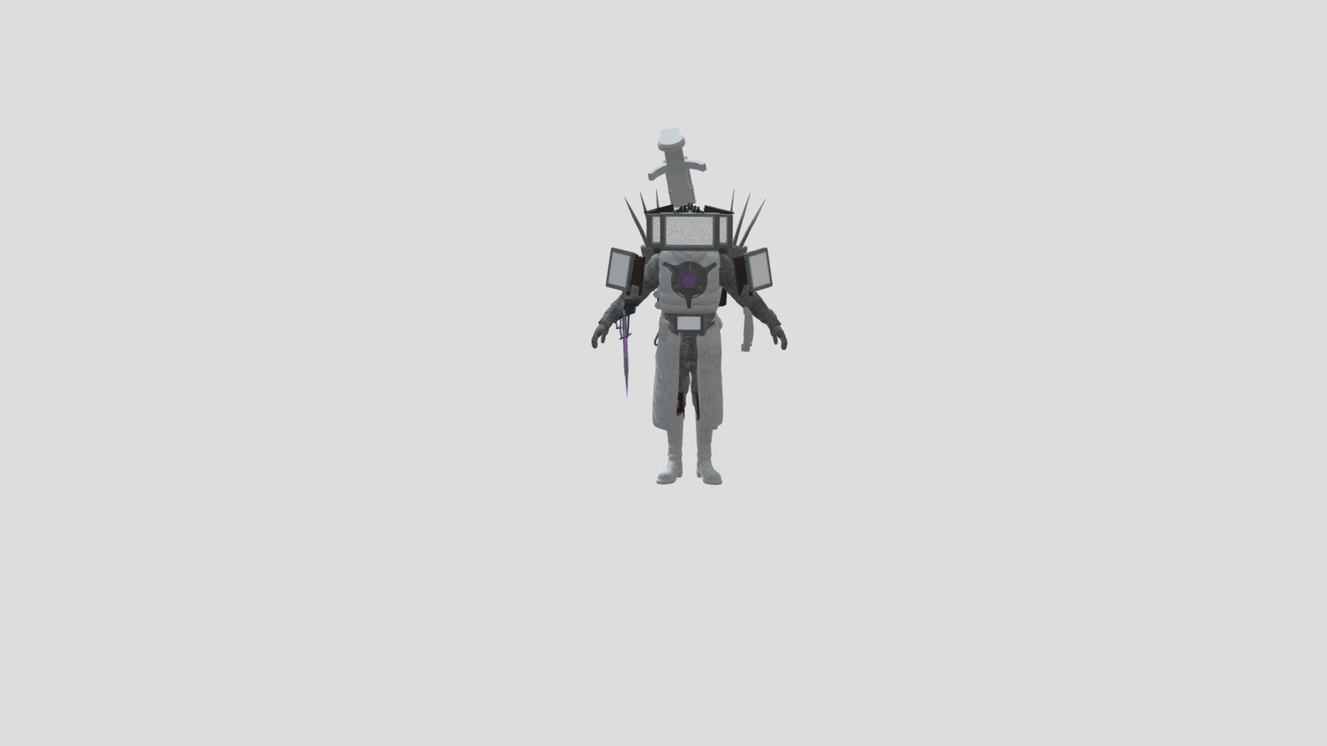 Upgraded 2.5 Titan Tv Man - Download Free 3D model by ...