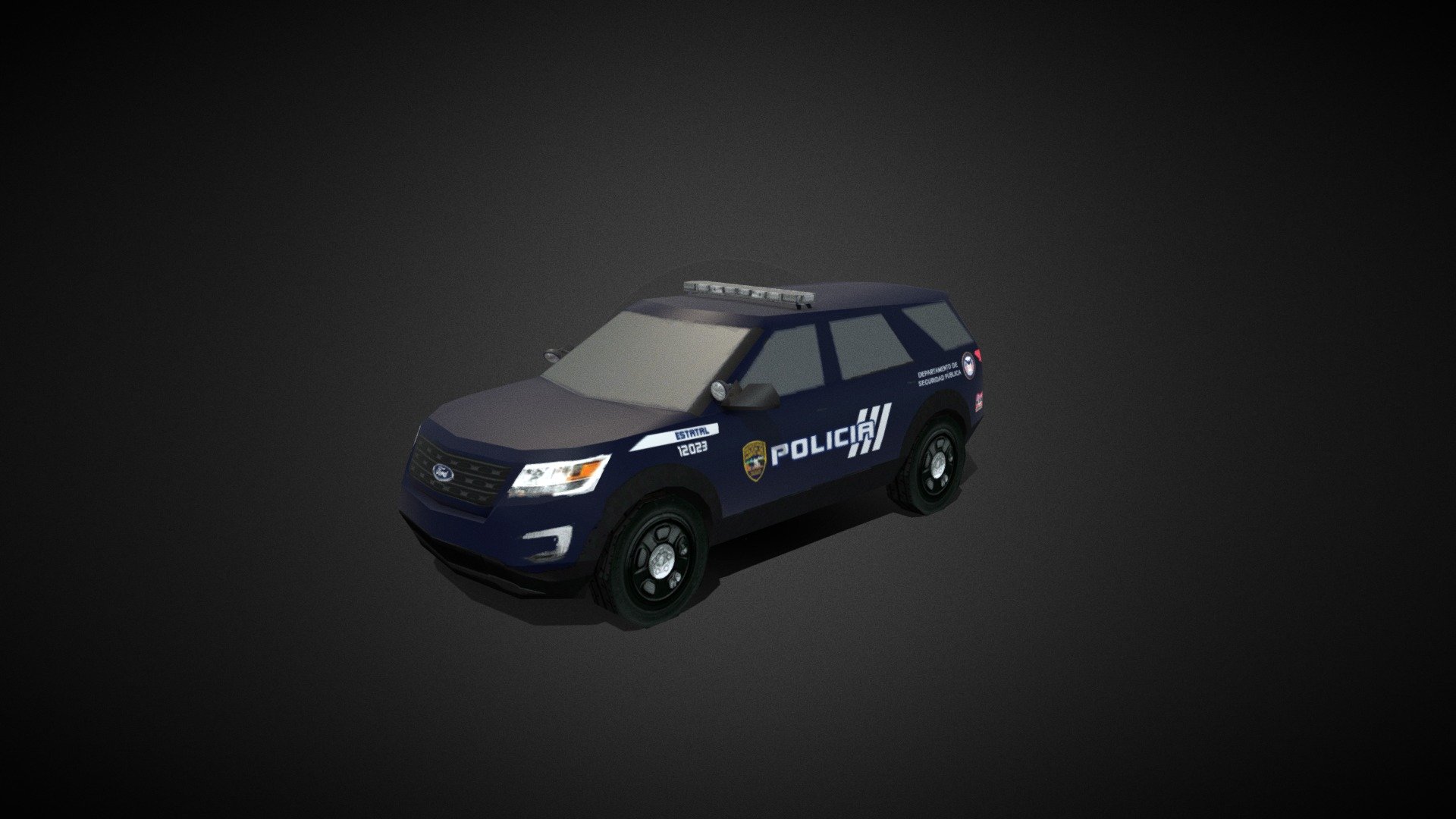 Ford Explorer Puerto Rico Police - 3D model by Checo Mx. (@checomx ...