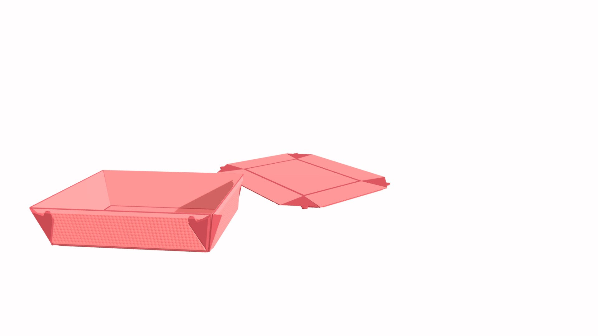 oREgami Rectangular Box (folded & unfolded) - Download Free 3D model by ...