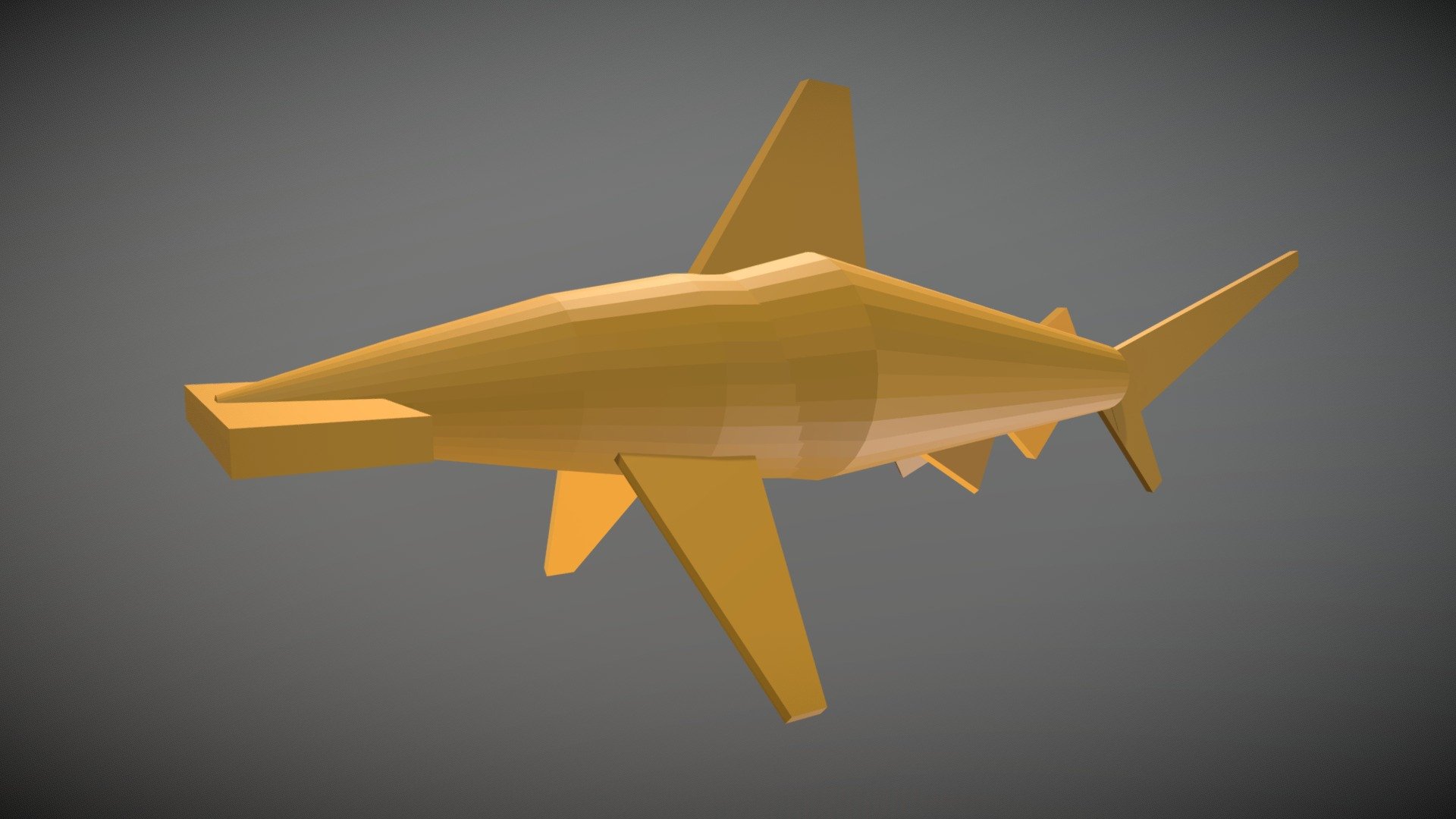 Hammerhead Shark Block Out - Download Free 3D model by Pat Crandley ...