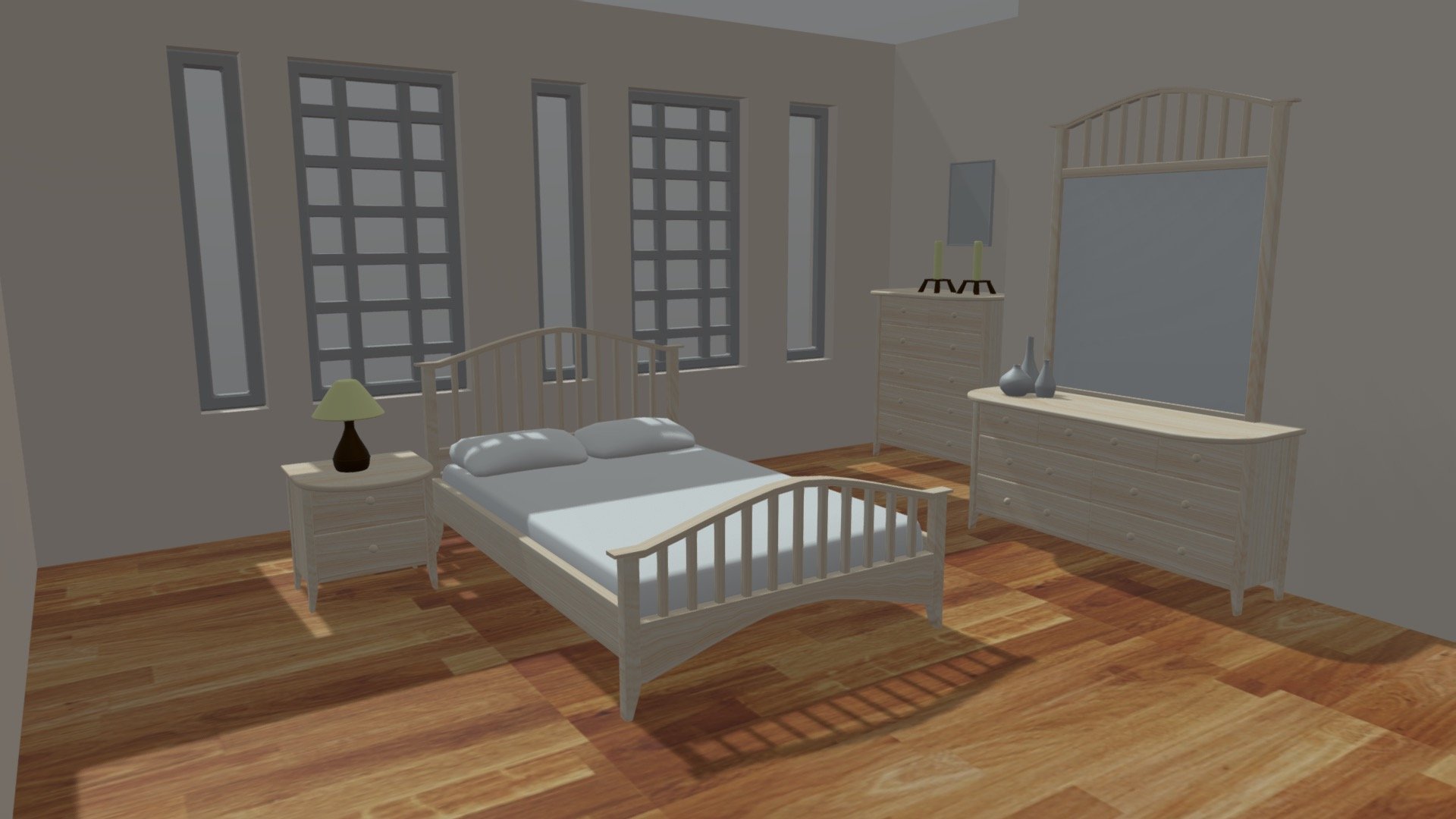 Room model - 3D model by jjsaw [93b2bd0] - Sketchfab