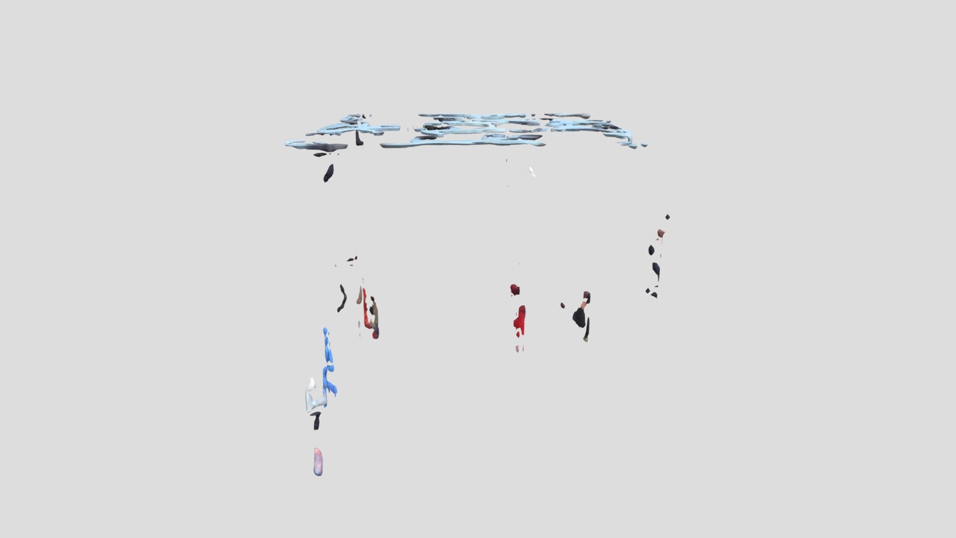 make a man standing in snow of humans - Download Free 3D model by ...