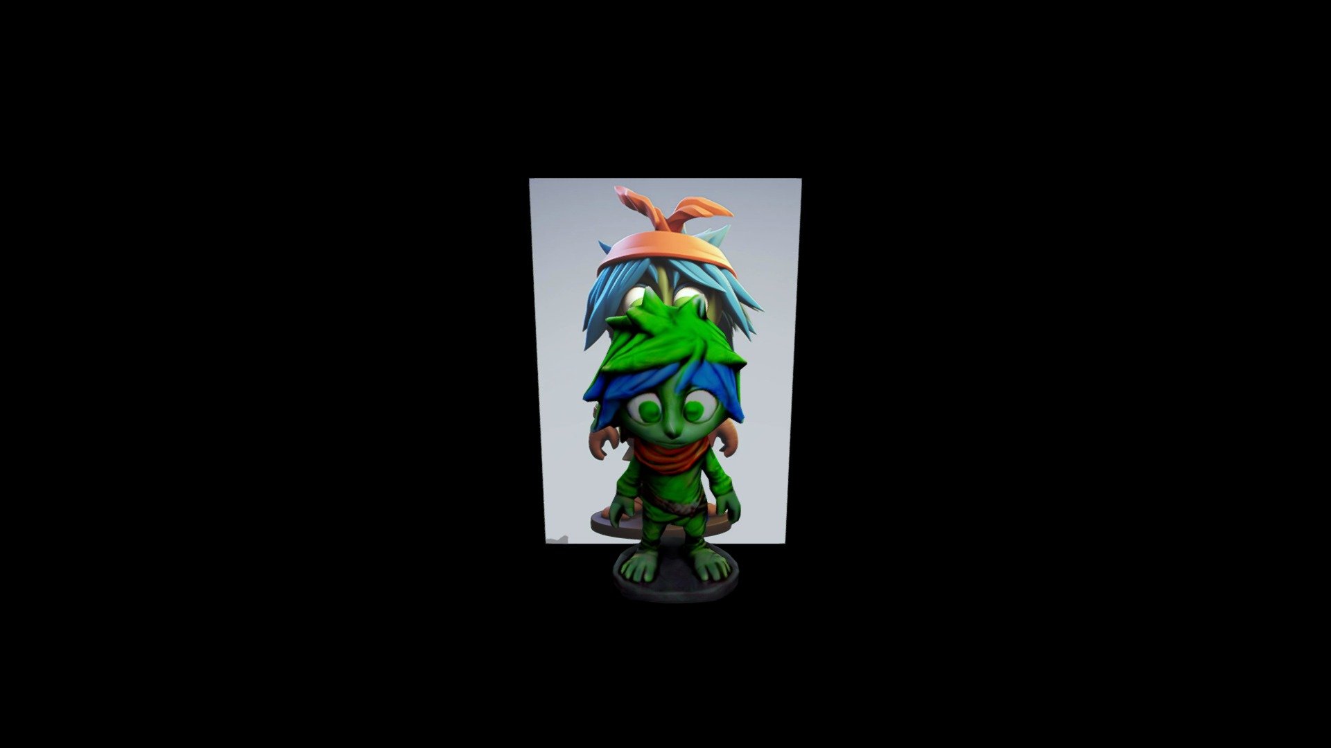 toy figurine of a cartoon character. - Download Free 3D model by klrxyz ...