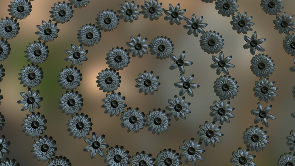 Flower Rings - 3D model by Anette Rana (@pertrosfoliea) [93b889a ...