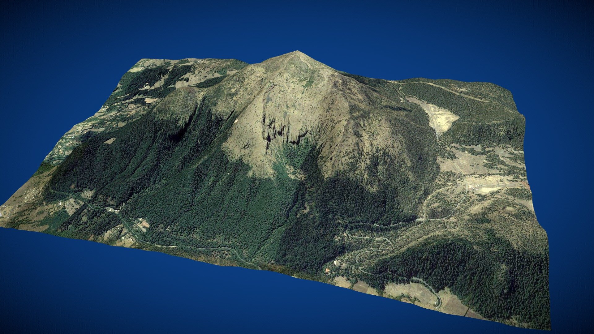 Ajusco volcano - Download Free 3D model by Marco Sánchez (@biomarco ...