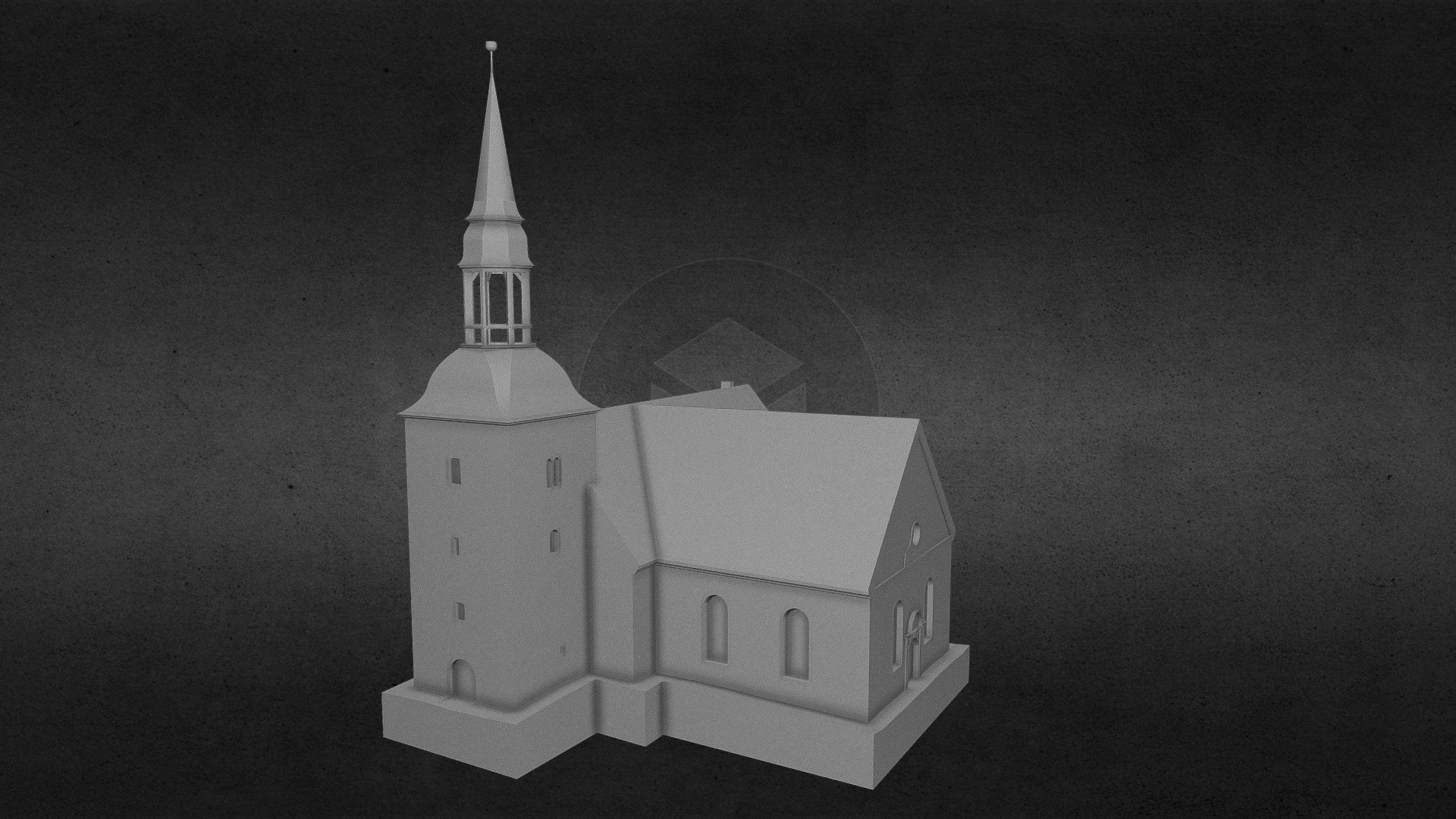 Church - 3D model by Girts [93ba7f1] - Sketchfab