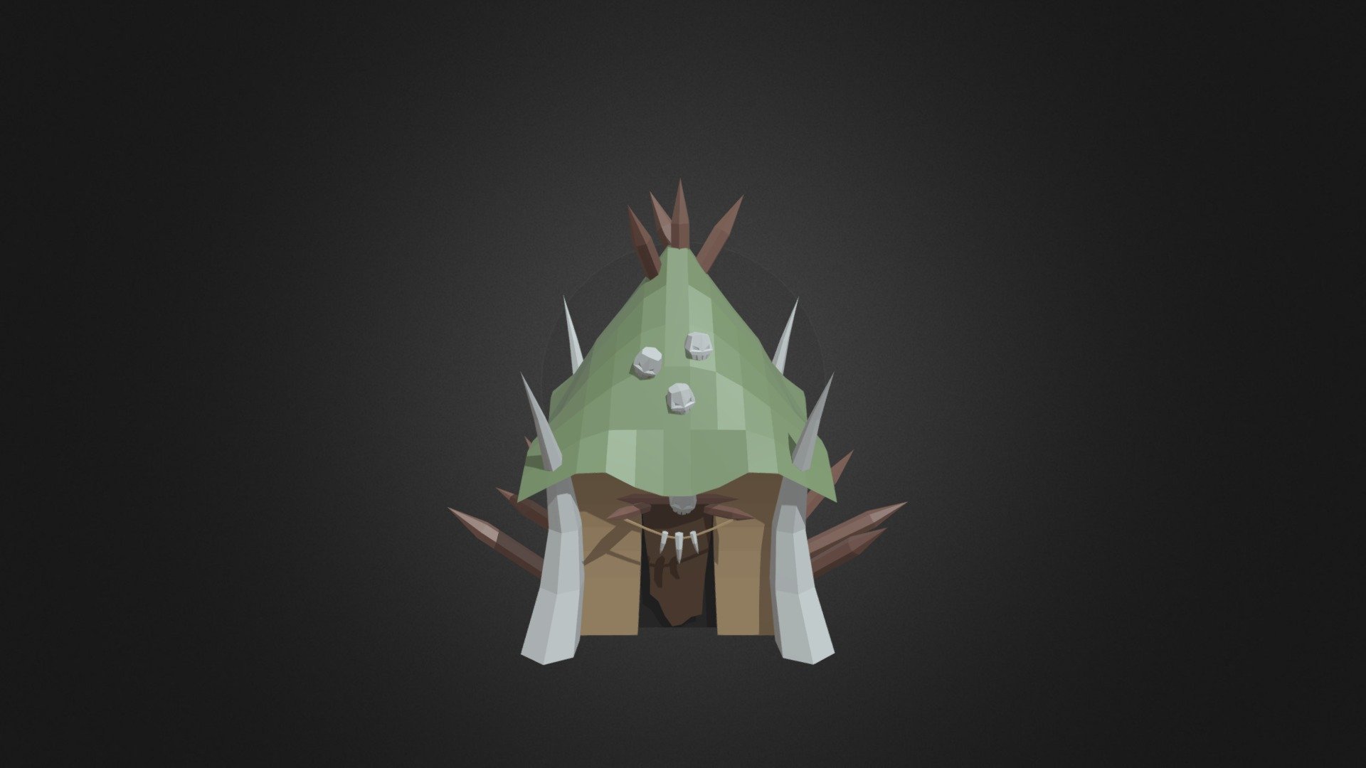 Goblin Hut (Lowpoly) - 3D model by Lancaster Modelagem 3D ...