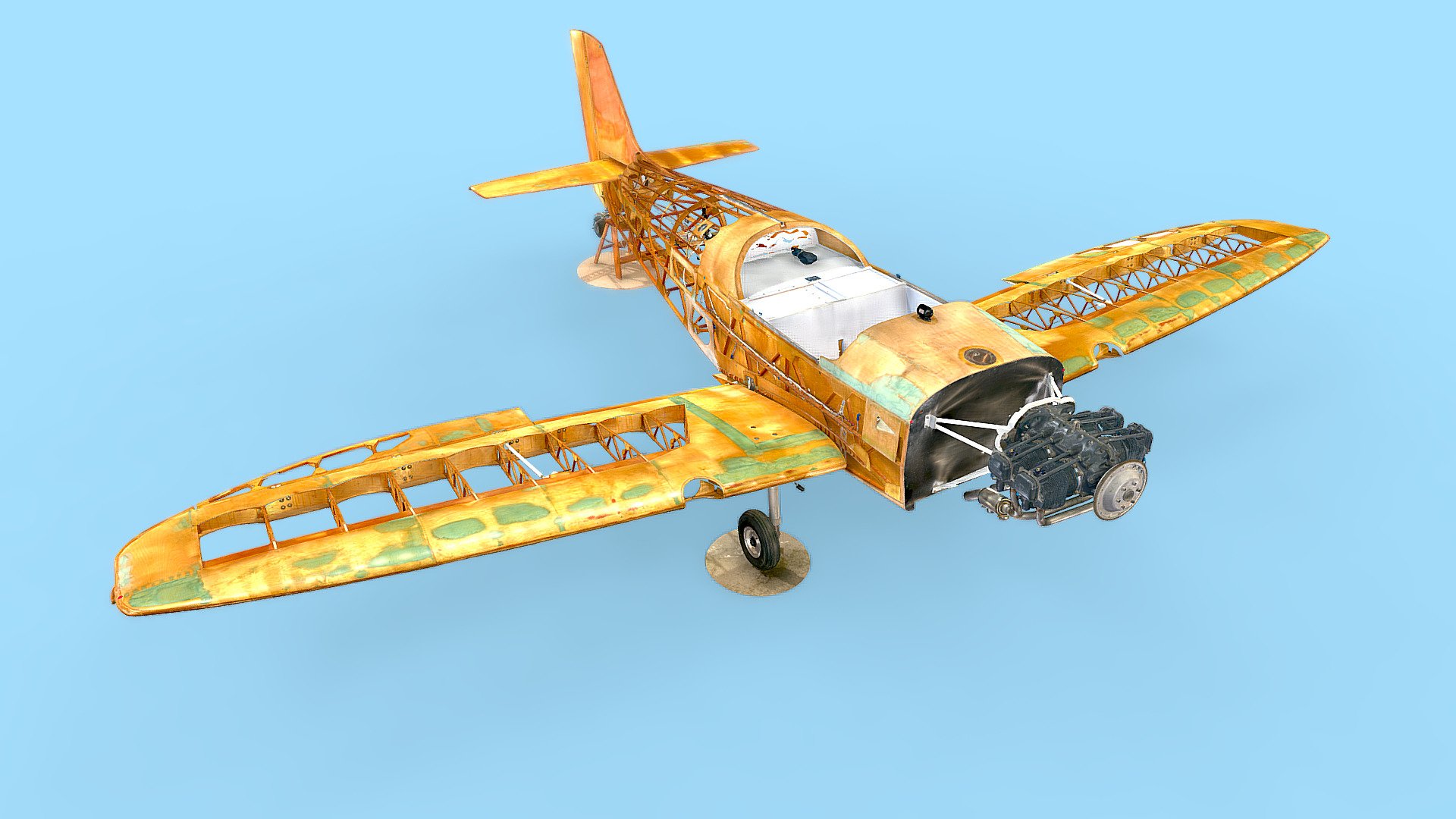 EAA 237 Emeraude Aircraft - Download Free 3D model by Laser Design (@Laserdesign) [93bd1cd ...