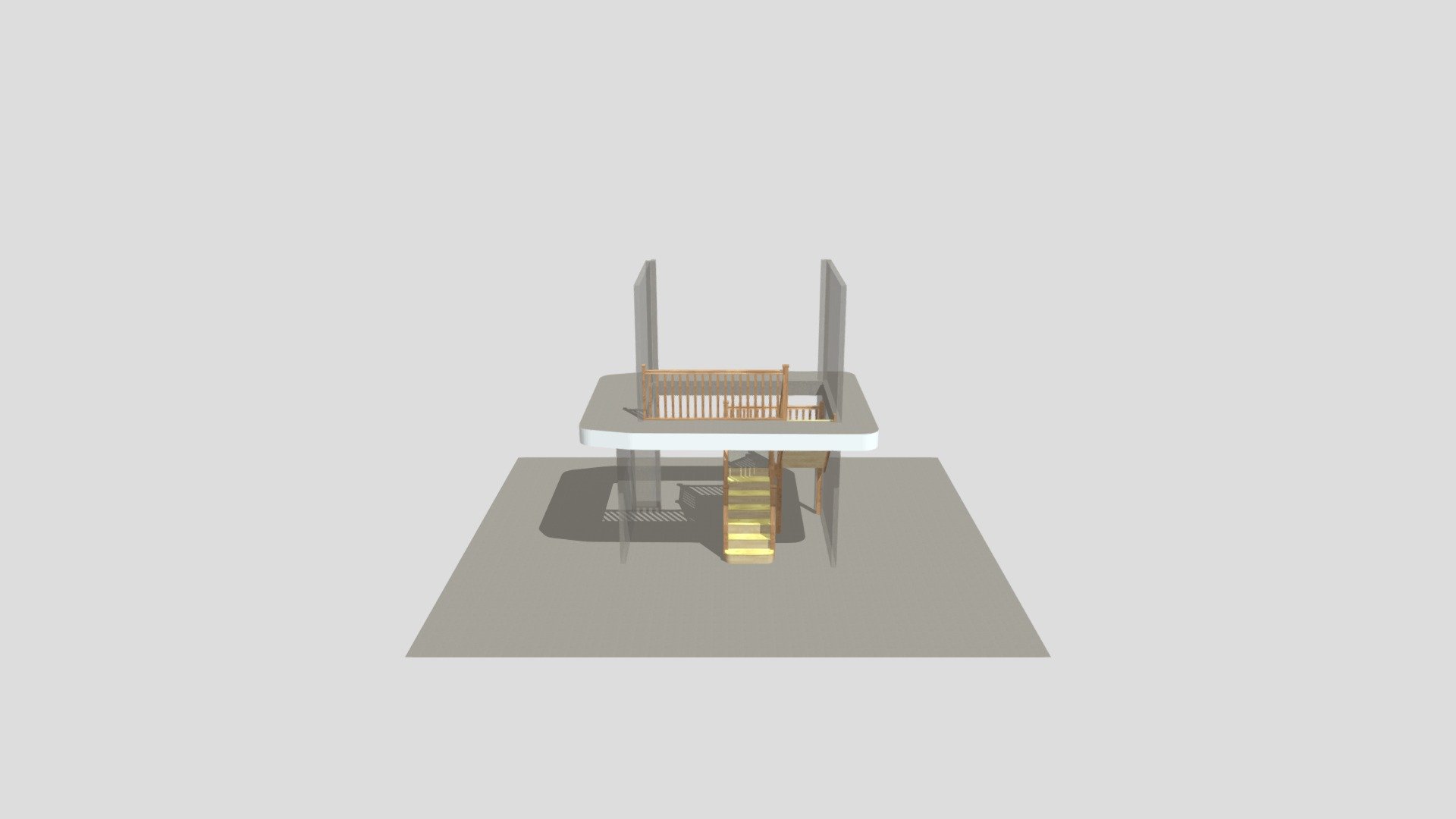 Andrew_Hunt_Half_Landing - Download Free 3D model by Alan Grice ...