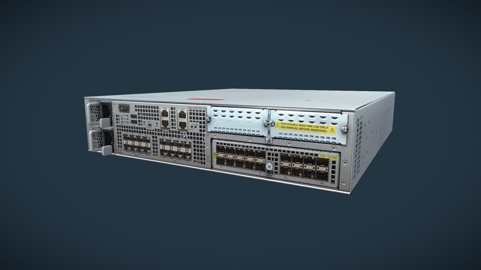 ASR 1002-HX@Animation - 3D model by Cisco IBNG media [93bf947] - Sketchfab