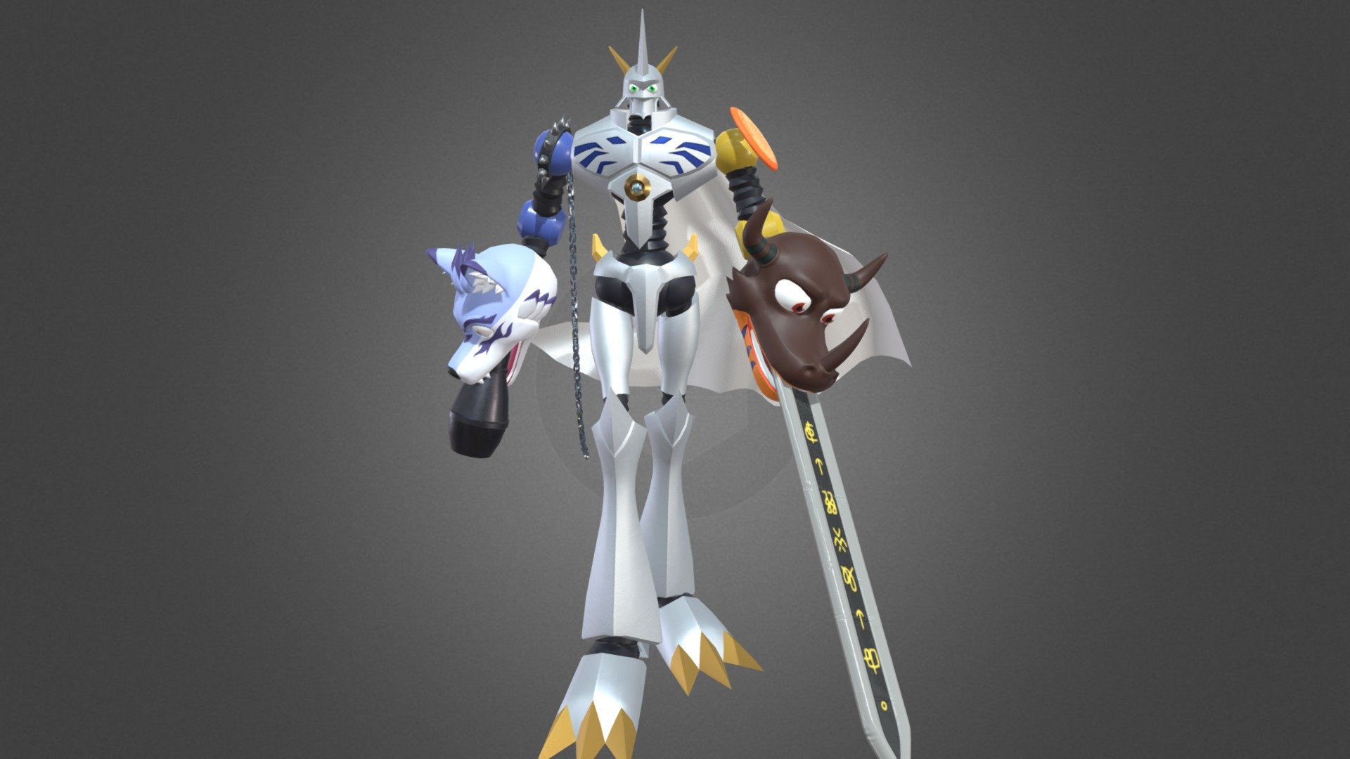 Furry Omnimon - 3D model by luwke [93c05ca] - Sketchfab