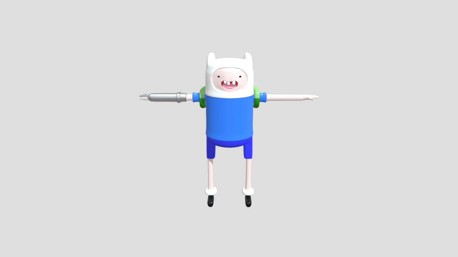 Finn - Adventure Time - 3D model by hilaryamsss [93c29a6] - Sketchfab
