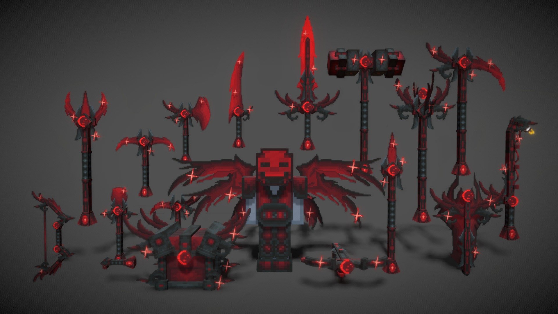 Blood Moon Weapon - 3D model by MickeySr [93c3f76] - Sketchfab