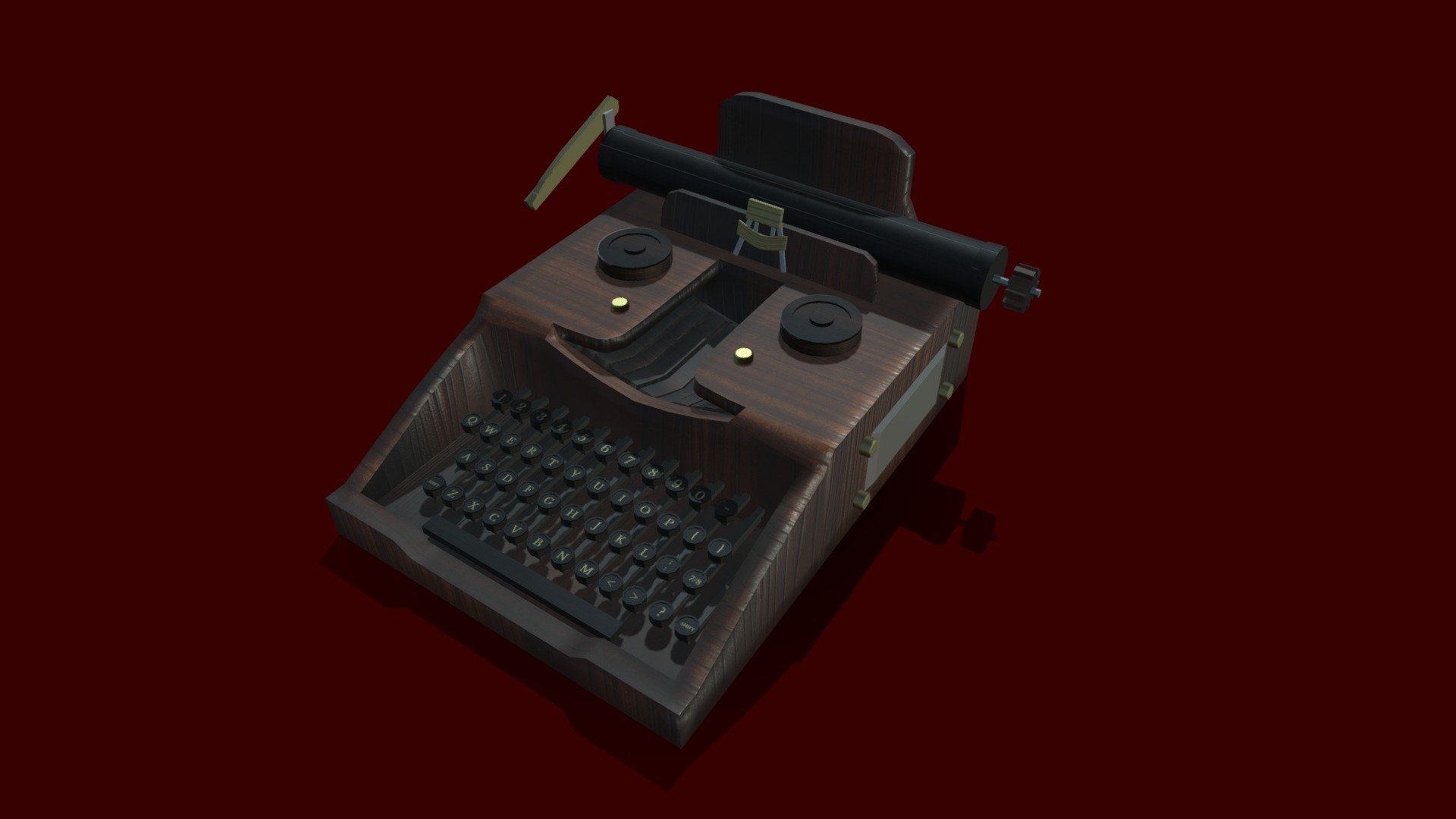 typewriter2 - 3D model by shoty09 [93c4228] - Sketchfab