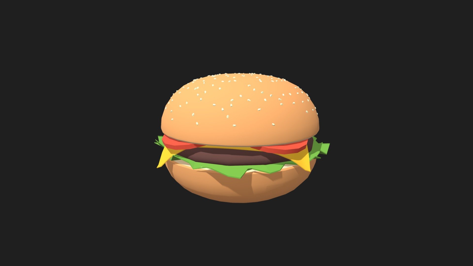 Cheeseburger low poly - 3D model by SusanKing (@krolzuzannapl) [93c5133 ...