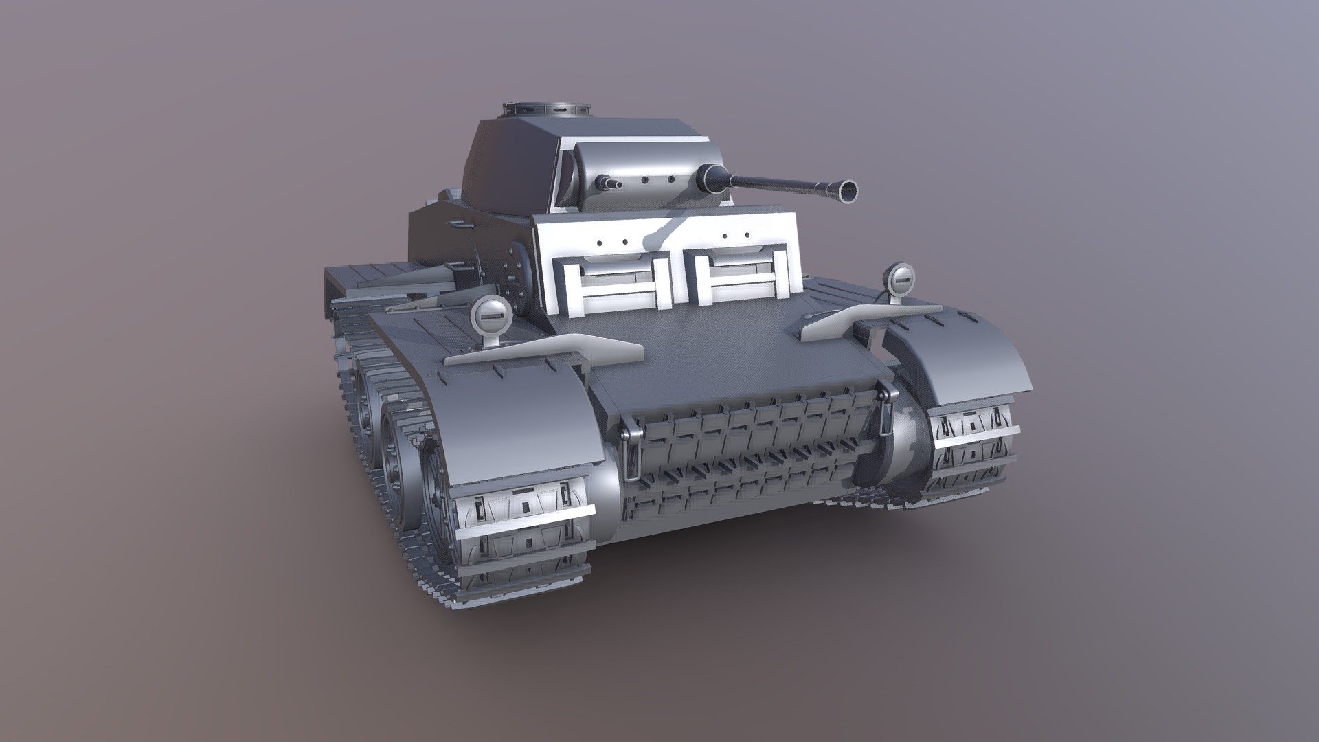 Panzer II ausf. J - 3D model by adrianovalentini (@adrianocanotto ...
