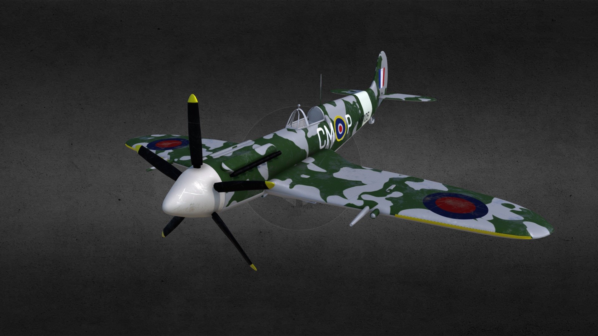 Supermarine Spitfire World War II - Download Free 3D model by ...