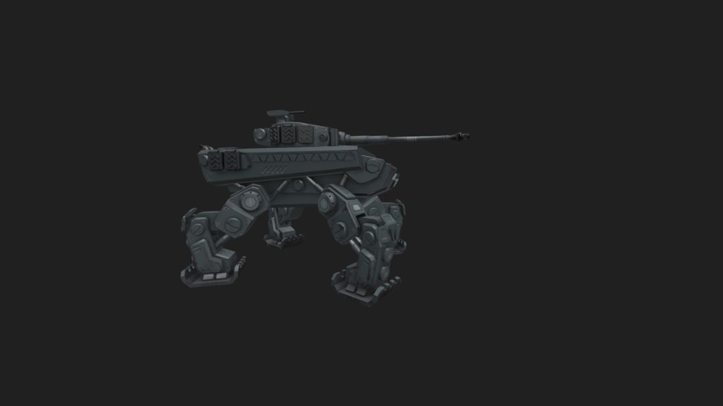 Tiger Walker - 3D model by Max Bagdasarov (@bagdasarov) [93c7fa0 ...
