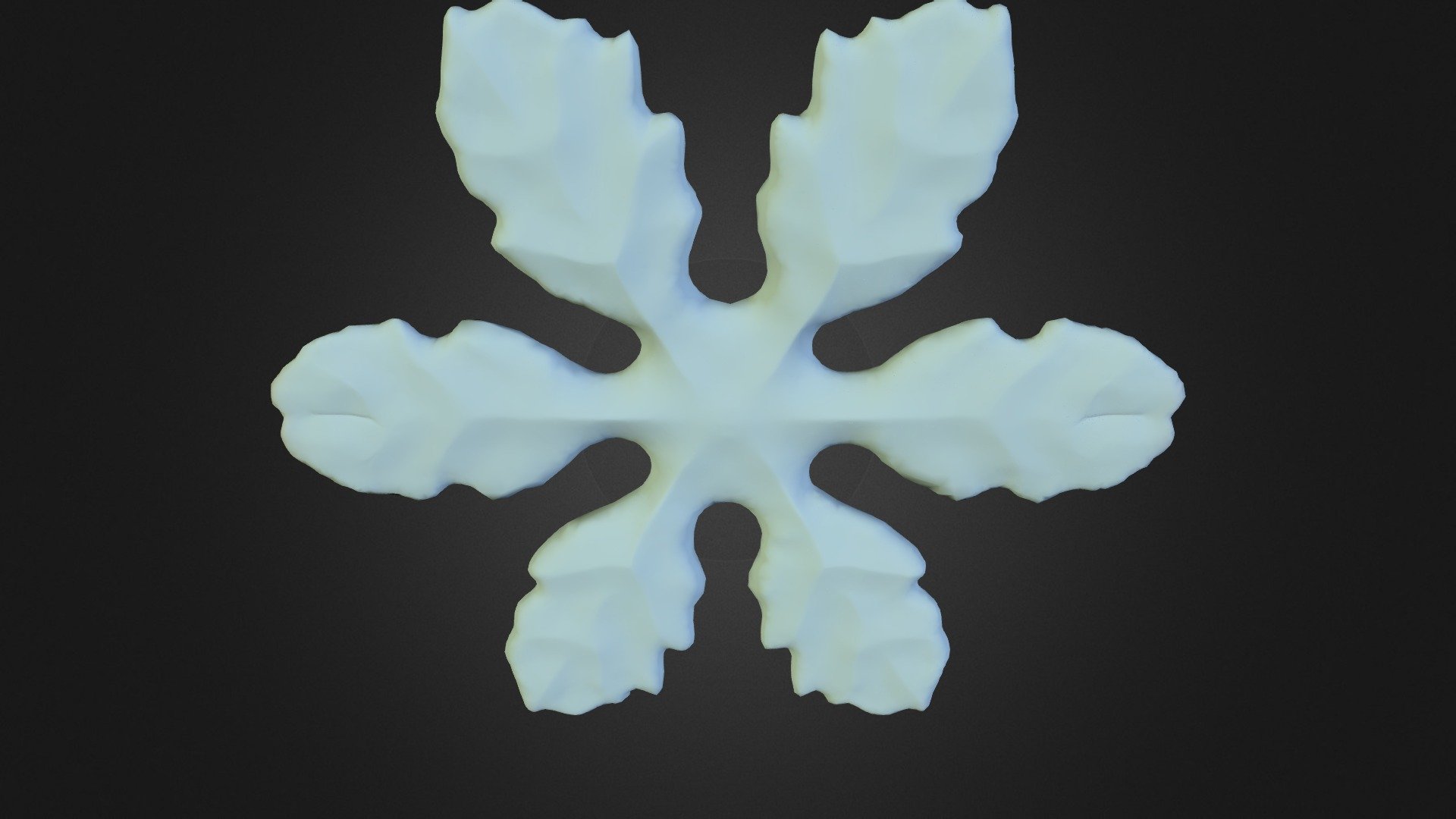 snowflake - 3D model by leopoly [93c81d4] - Sketchfab