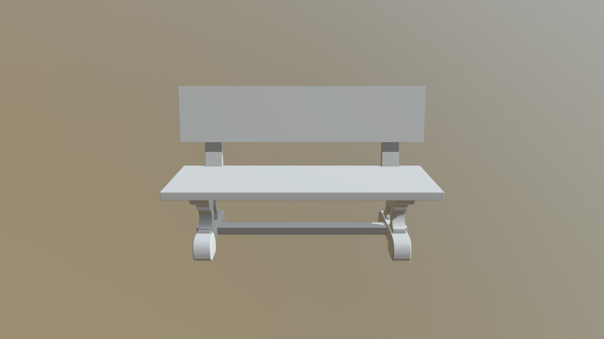 Bench - School Asset - 3D model by Drew (@yendysear) [93cb4ea] - Sketchfab