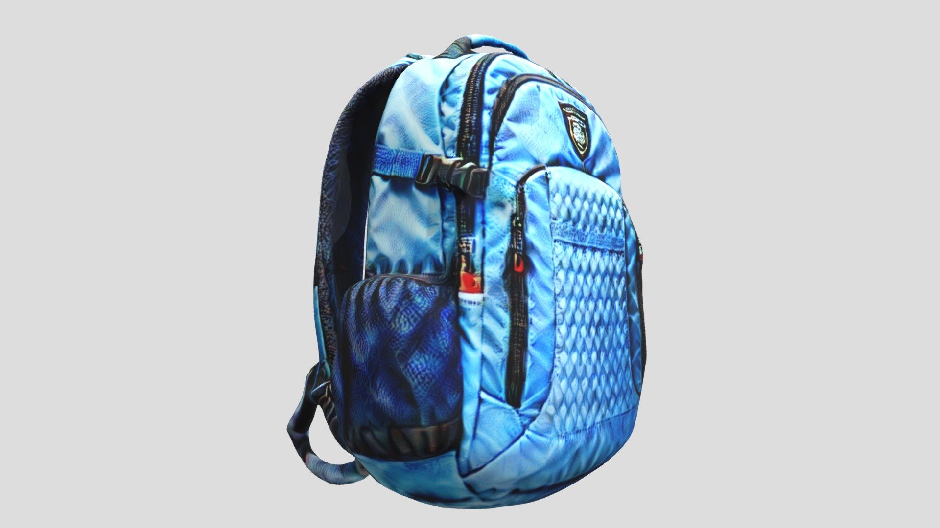 Blue travel backpack - Download Free 3D model by Jungle Jim (@jungle ...