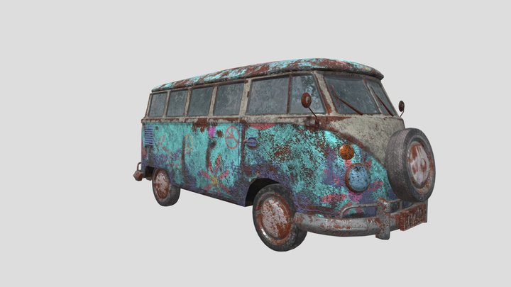 Abandoned-car 3D models - Sketchfab