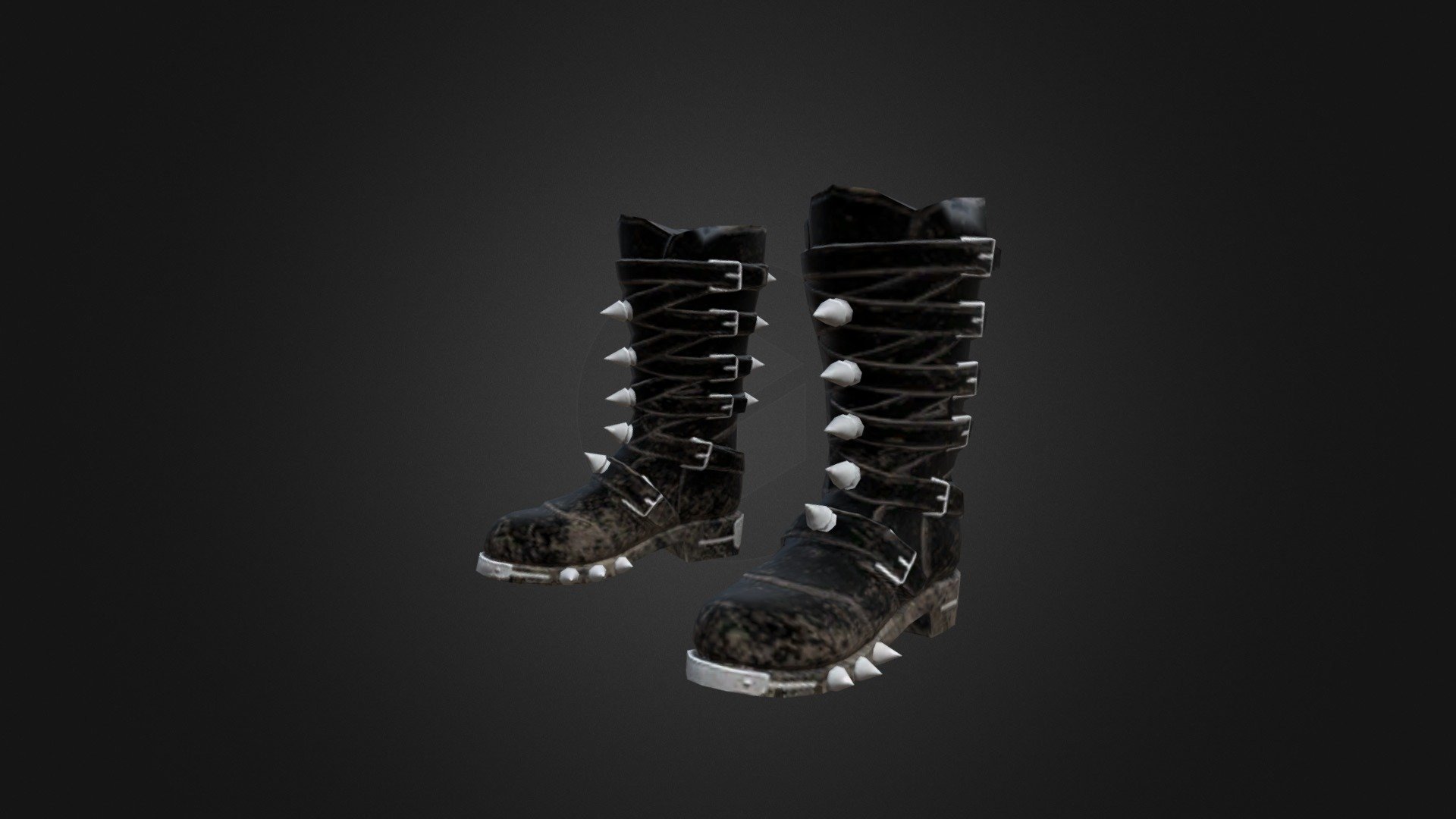 Punk Boots | PUBG - 3D model by pubgitems.info (@pubgitems.pro ...