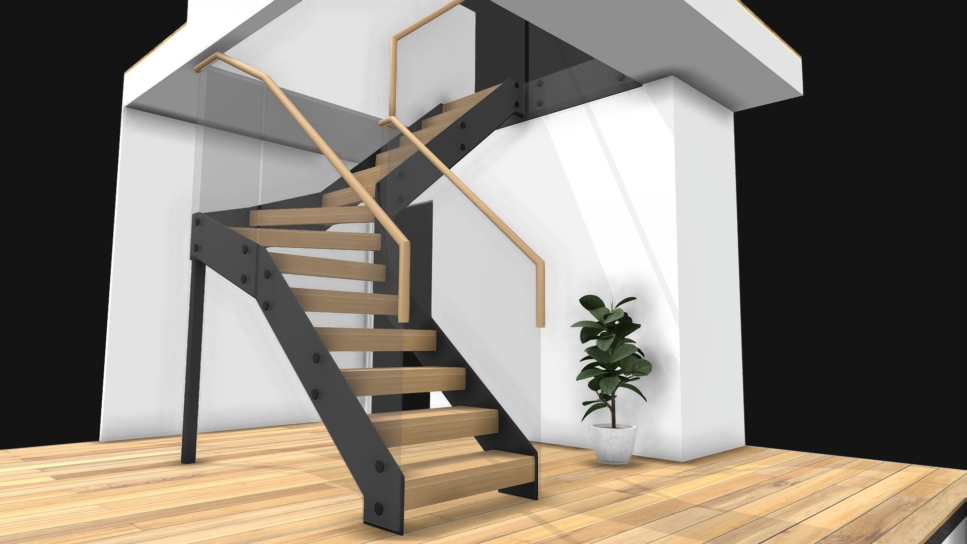 24035 Rhymer - Visual V1 - 3D model by The Metal Staircase Company ...