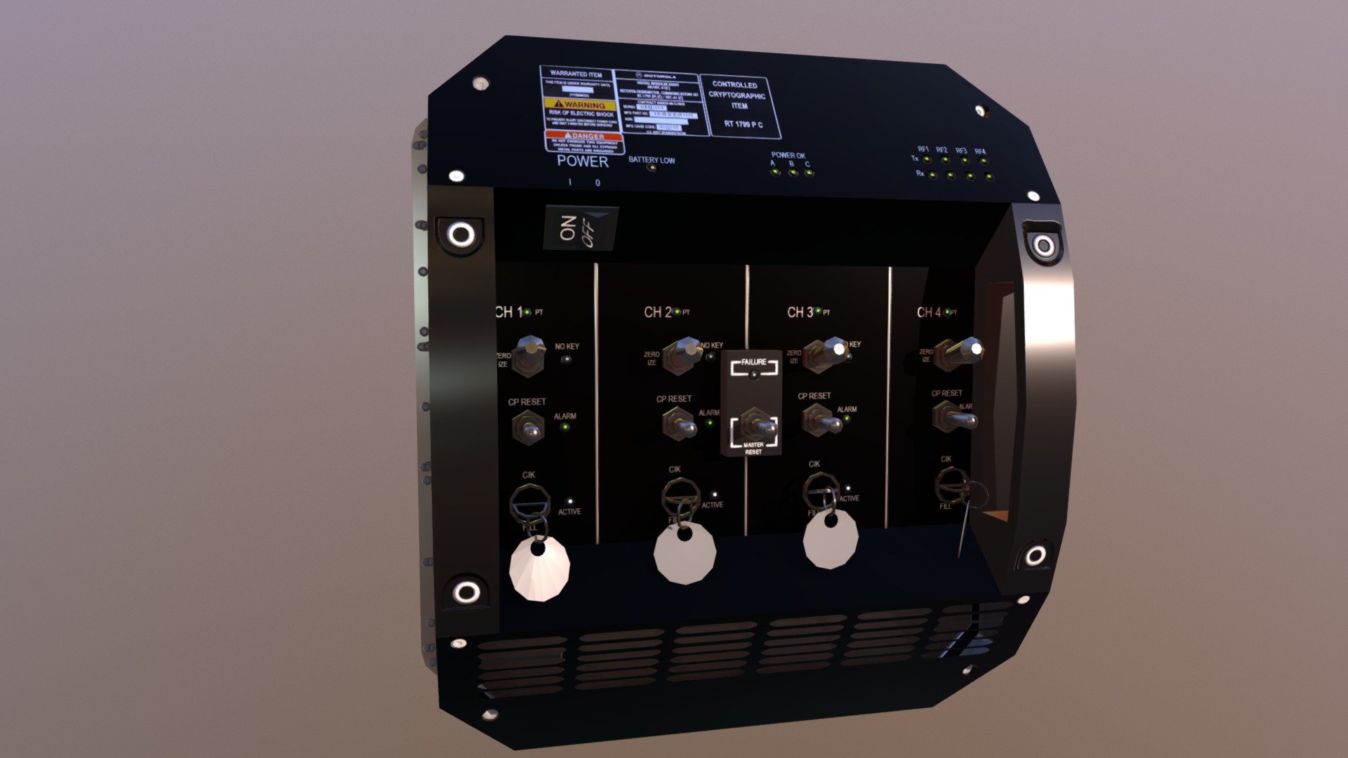 Digital Modular Radio - 3D model by treyatwood [93d234d] - Sketchfab