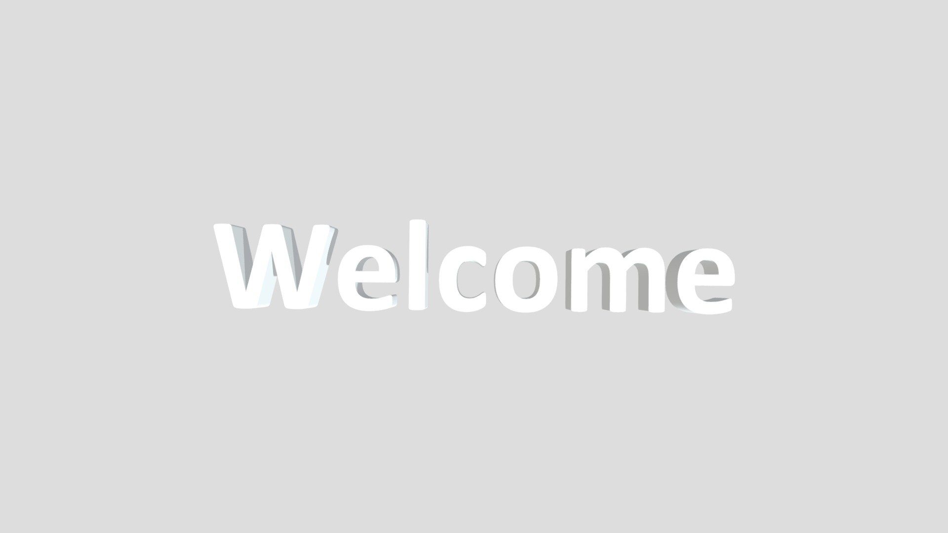 welcome - 3D model by PrintLabs3D [93d3249] - Sketchfab