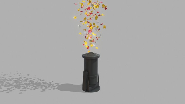 Confetti 3D models - Sketchfab