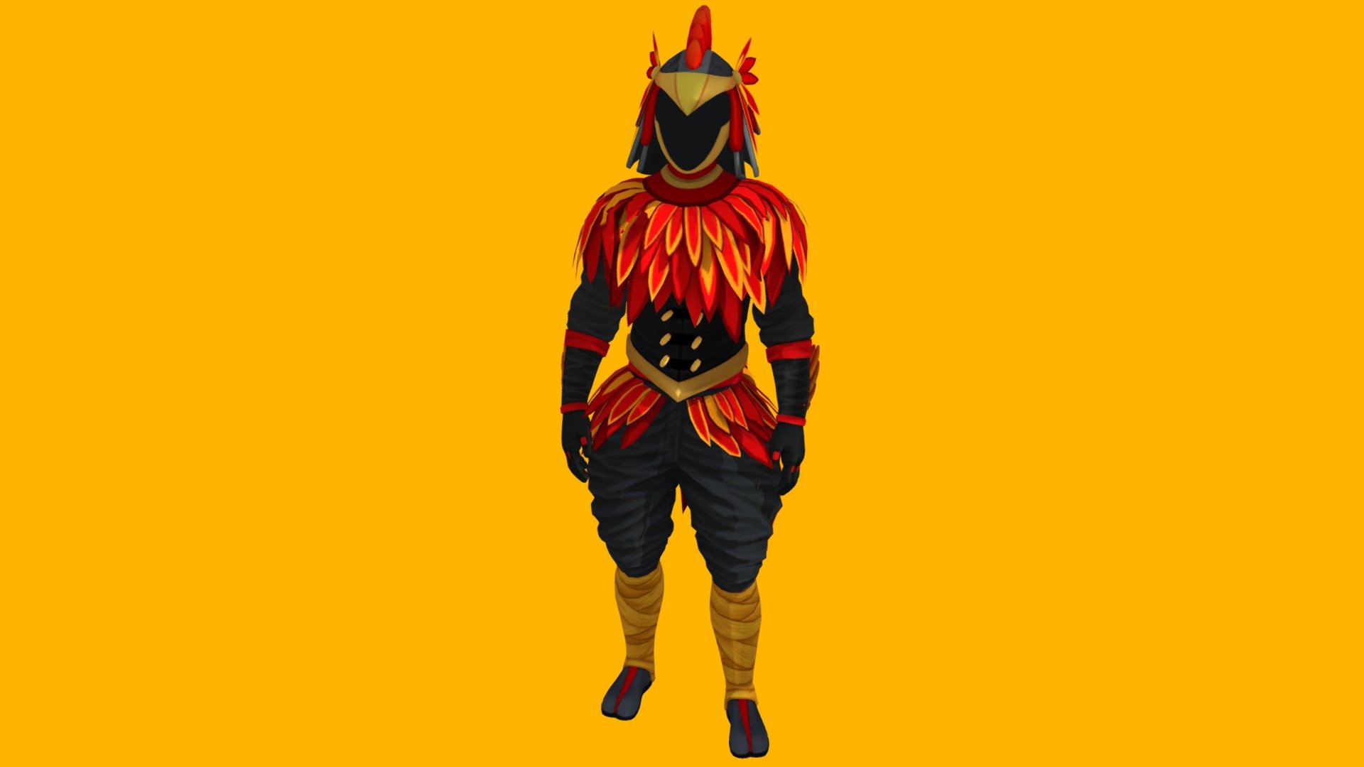 ROOSTER WARRIOR - Download Free 3D model by Gatomoderno ...