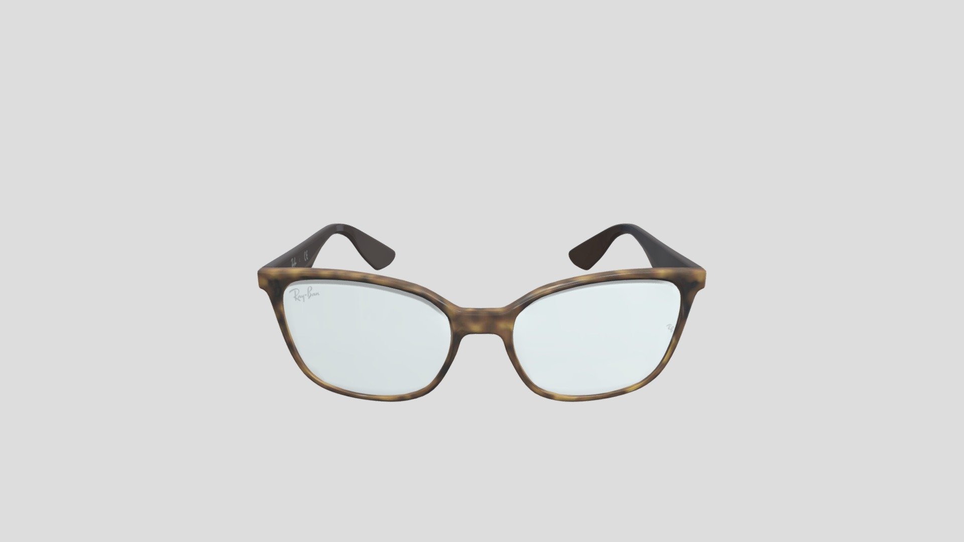 Men's Rx7066 Square Prescription Eyeglass Frames - 3D model by XaaH ...