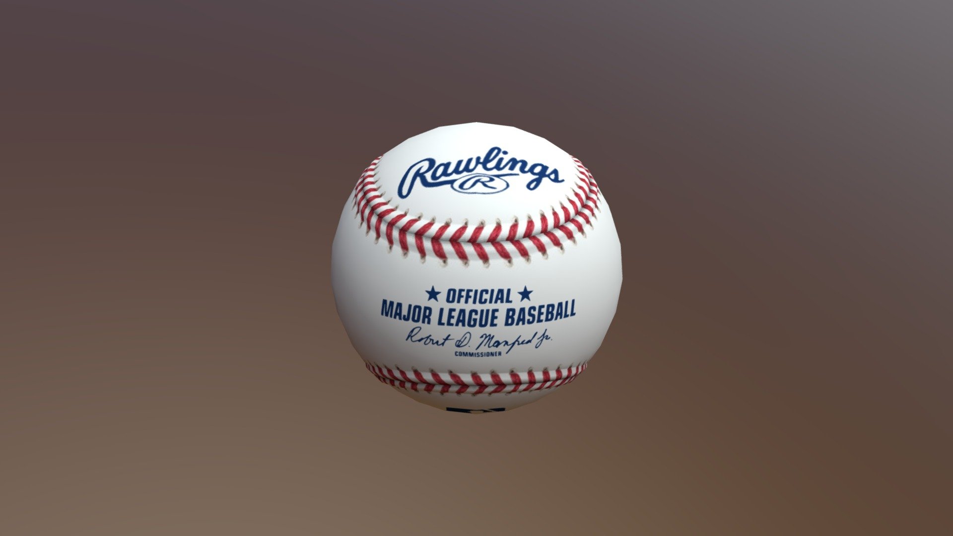 MLB official ball - 3D model by ParkJiu [93d9e99] - Sketchfab