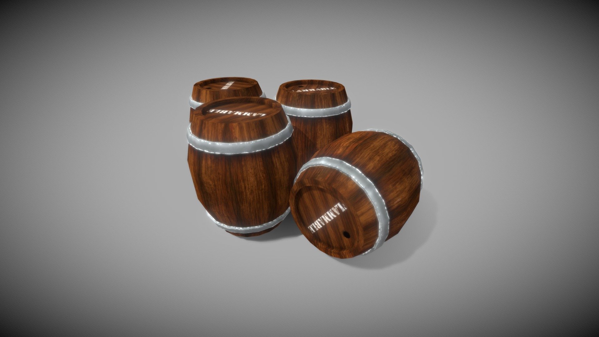 Barrels - 3D model by NathanFirby [93da00d] - Sketchfab