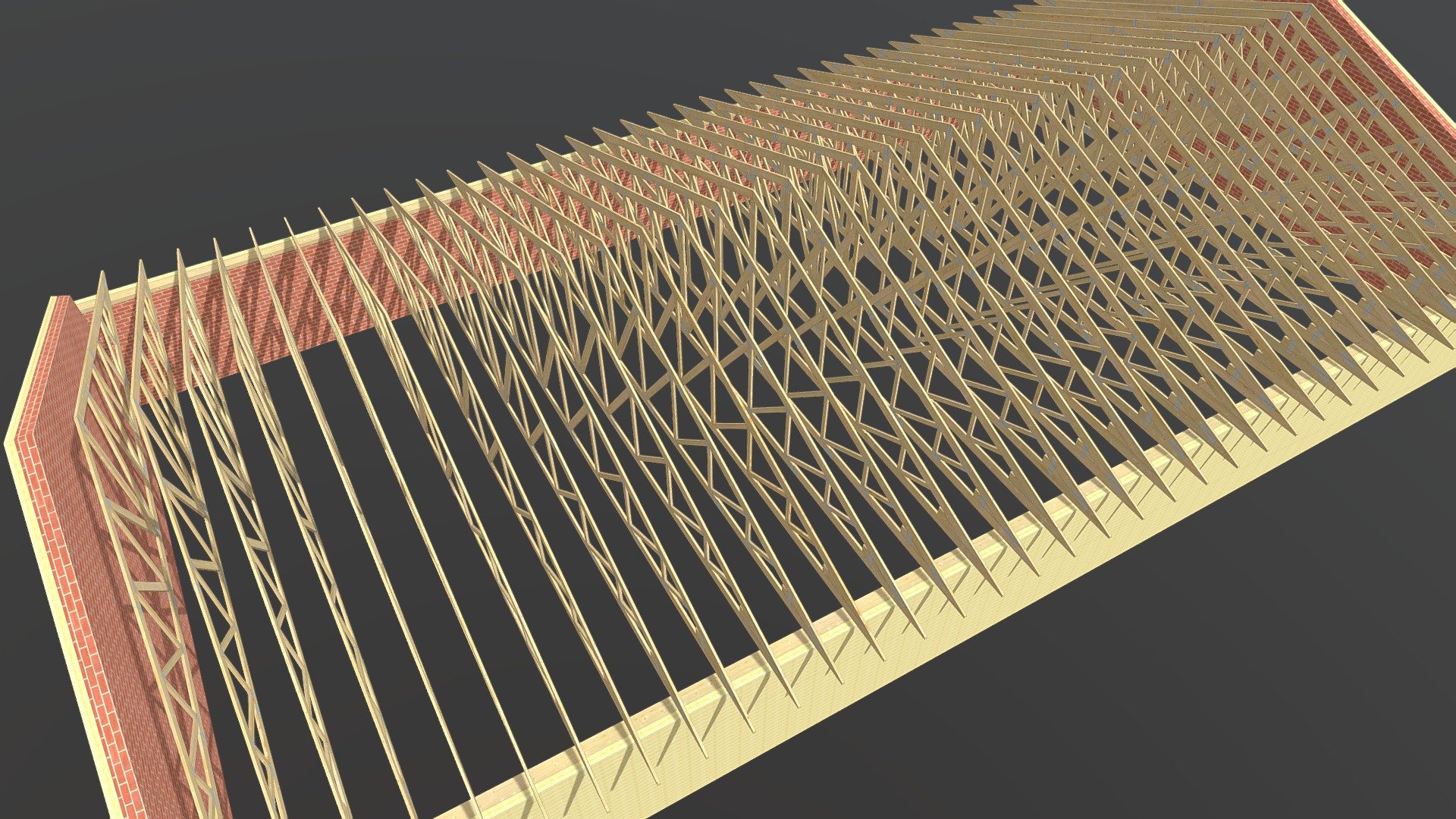 Engineering Roof Structure - 3D model by KD - INVEST inwestycje i ...