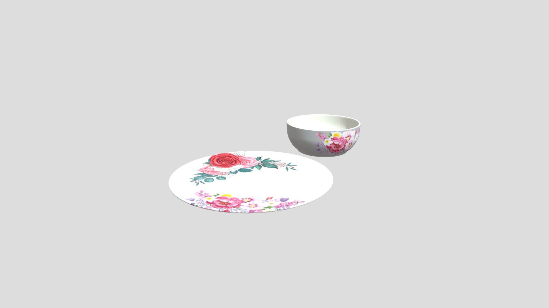 FLOWER_PLATE - Download Free 3D model by jerickgarayan2013 [93dd4b0 ...