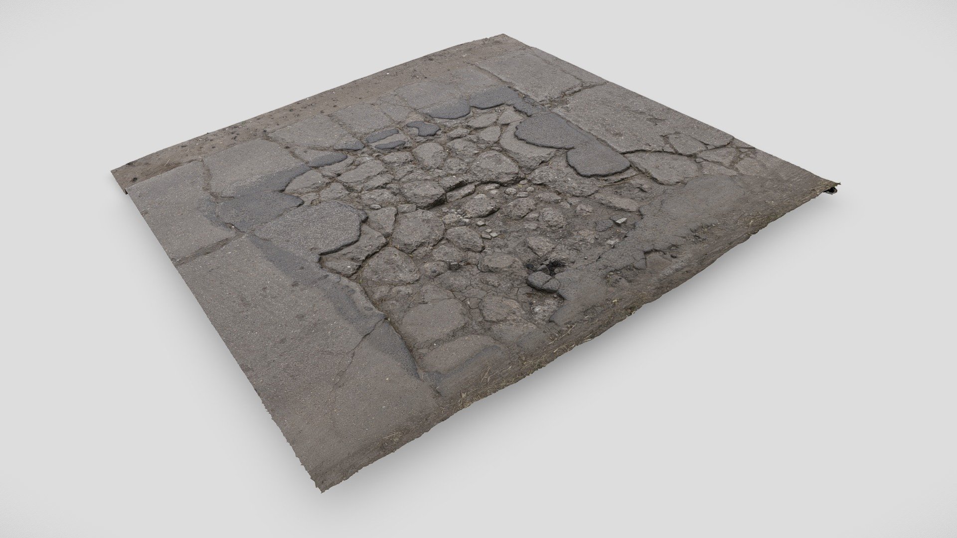 Asphalt Pothole A - 3D model by robertusPL [93dd630] - Sketchfab
