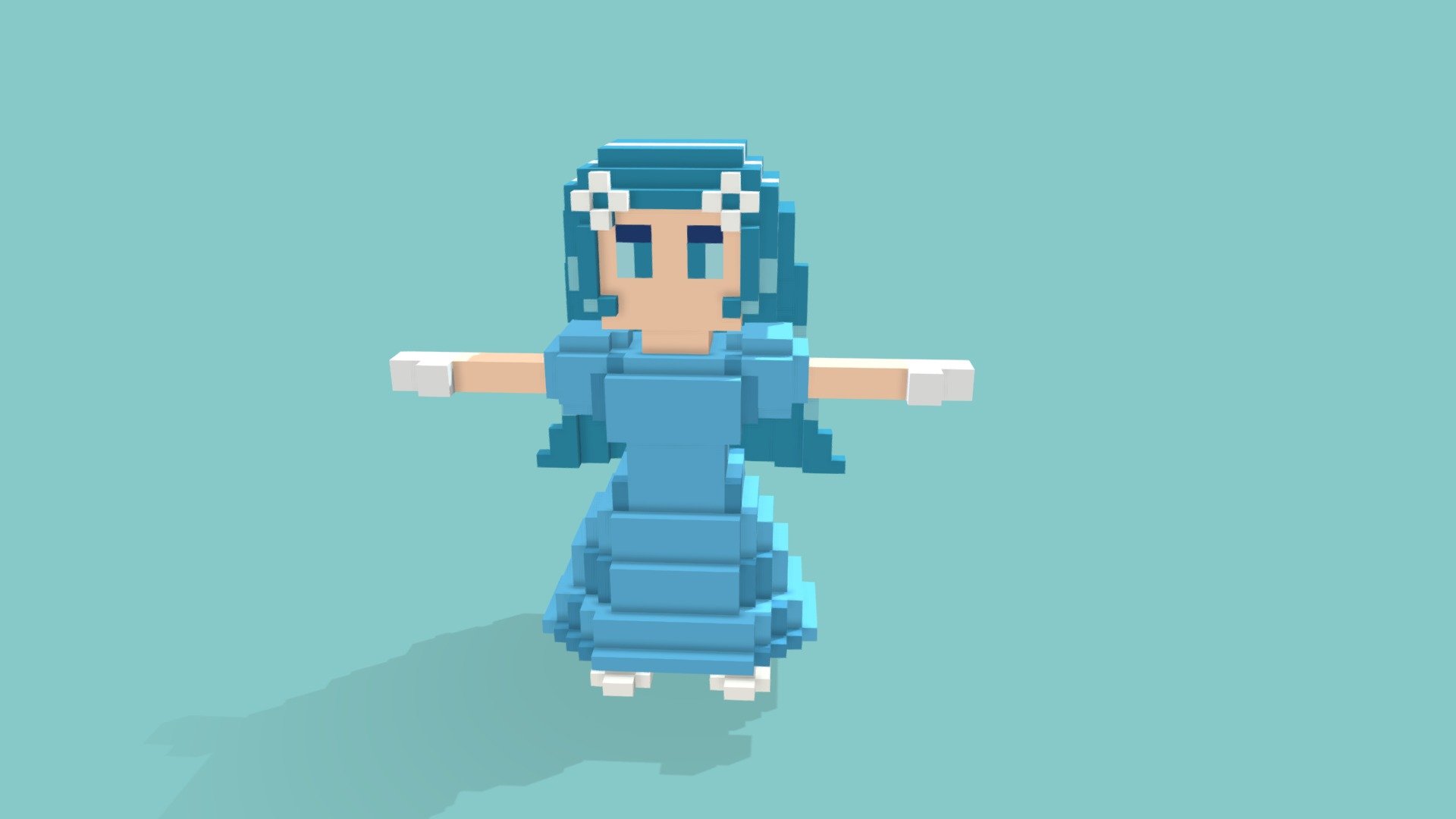 Snow Princess - 3D model by Shirayuki (@shirayuki8) [93de290] - Sketchfab