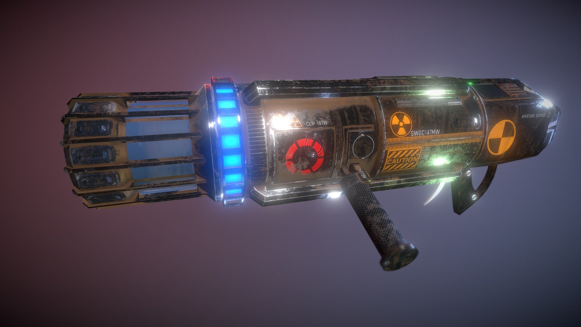 Gluon Cannon - Buy Royalty Free 3D model by Amine.Elouneg [93dfc22 ...