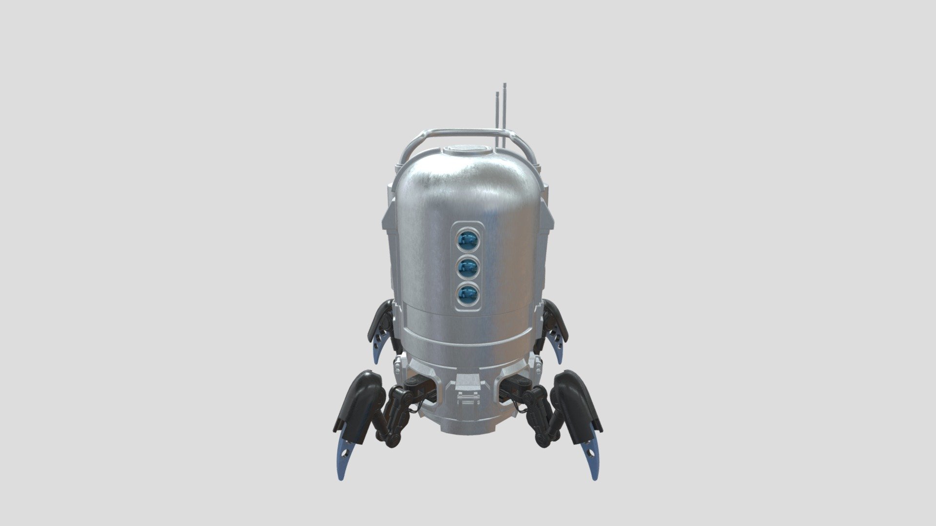 Snow / Maintenance Robot - 3D model by h44zz [93e082b] - Sketchfab