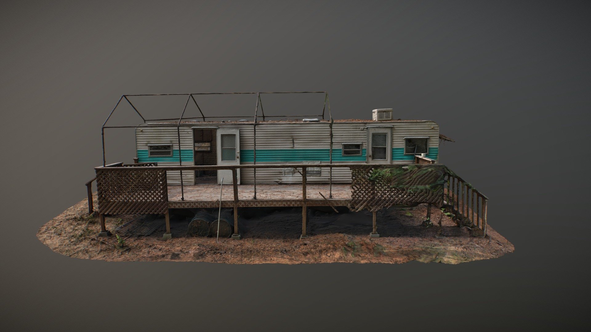 Meth Trailer in the Woods - 3D model by Geddart [93e095c] - Sketchfab