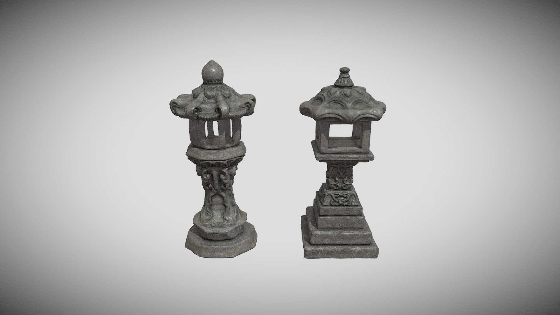 Stone Lantern AB - Buy Royalty Free 3D model by bl3d [93e1990 ...