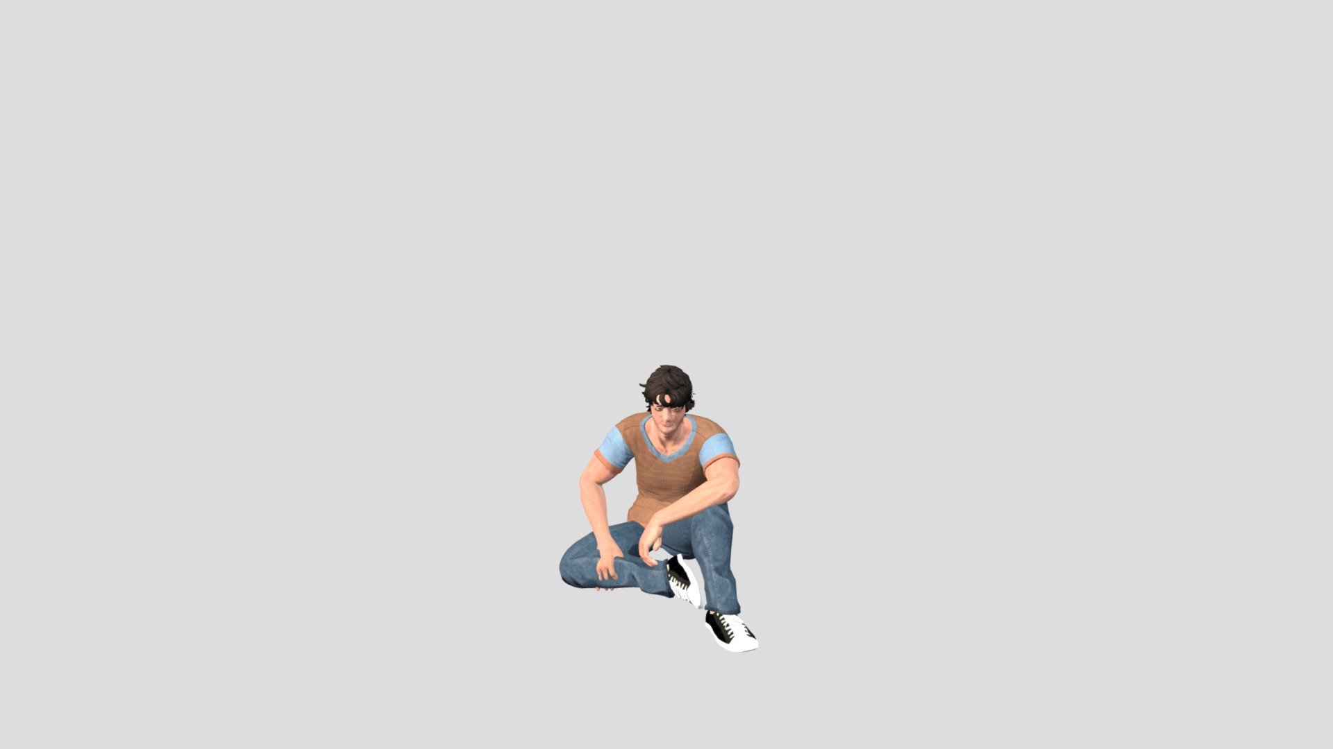 Sitting Idle - 3D model by IsaacBrebeuf [93e3ea0] - Sketchfab