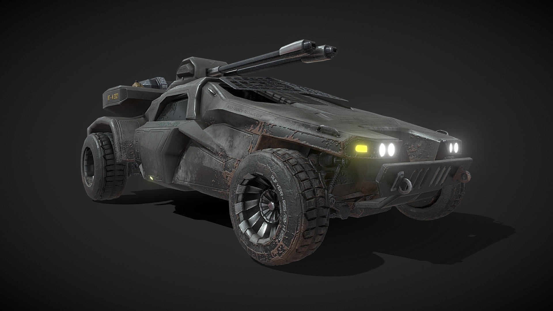 Predator LTA Military Vehicle - Buy Royalty Free 3D model by ...