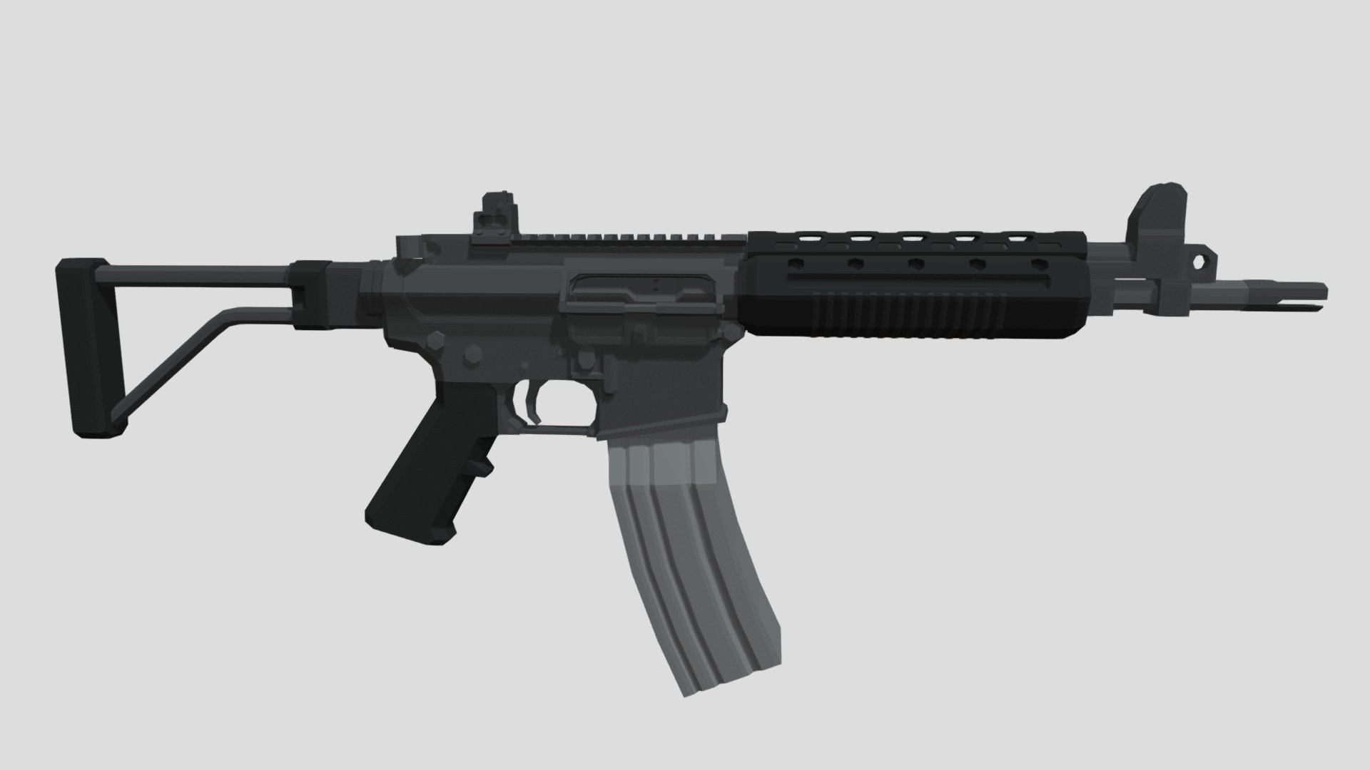 Low-Poly LR-300 - Download Free 3D model by Хлюпич (@hlupich) [93e4738 ...