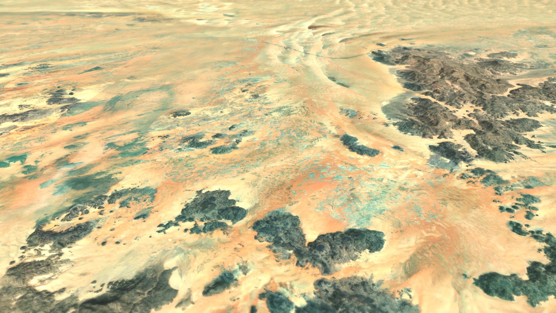 NEOM and the Red Sea Saudi Arabia - n27 e039 - Buy Royalty Free 3D ...